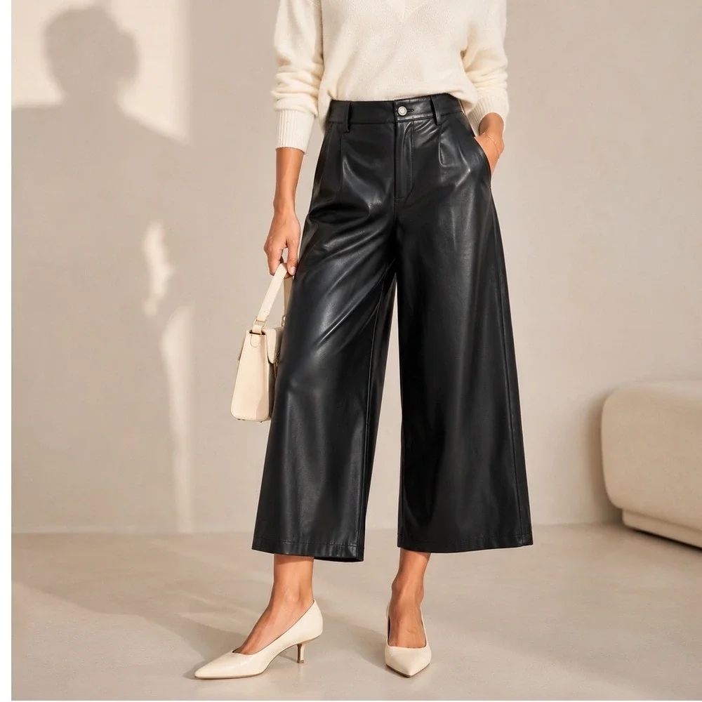 Banana Republic | Pants & Jumpsuits | Banana Republic Wide Leg Crop ...